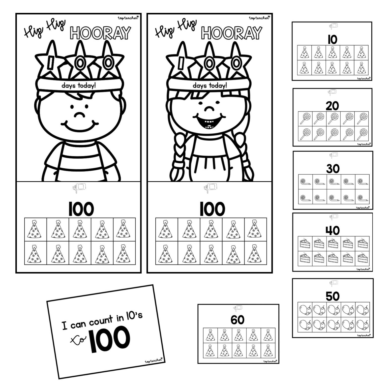 100 Days Of School Count To 100 Flip Book Top Teacher 100-days-of-school-count-to-100-flip-book-top-teacher